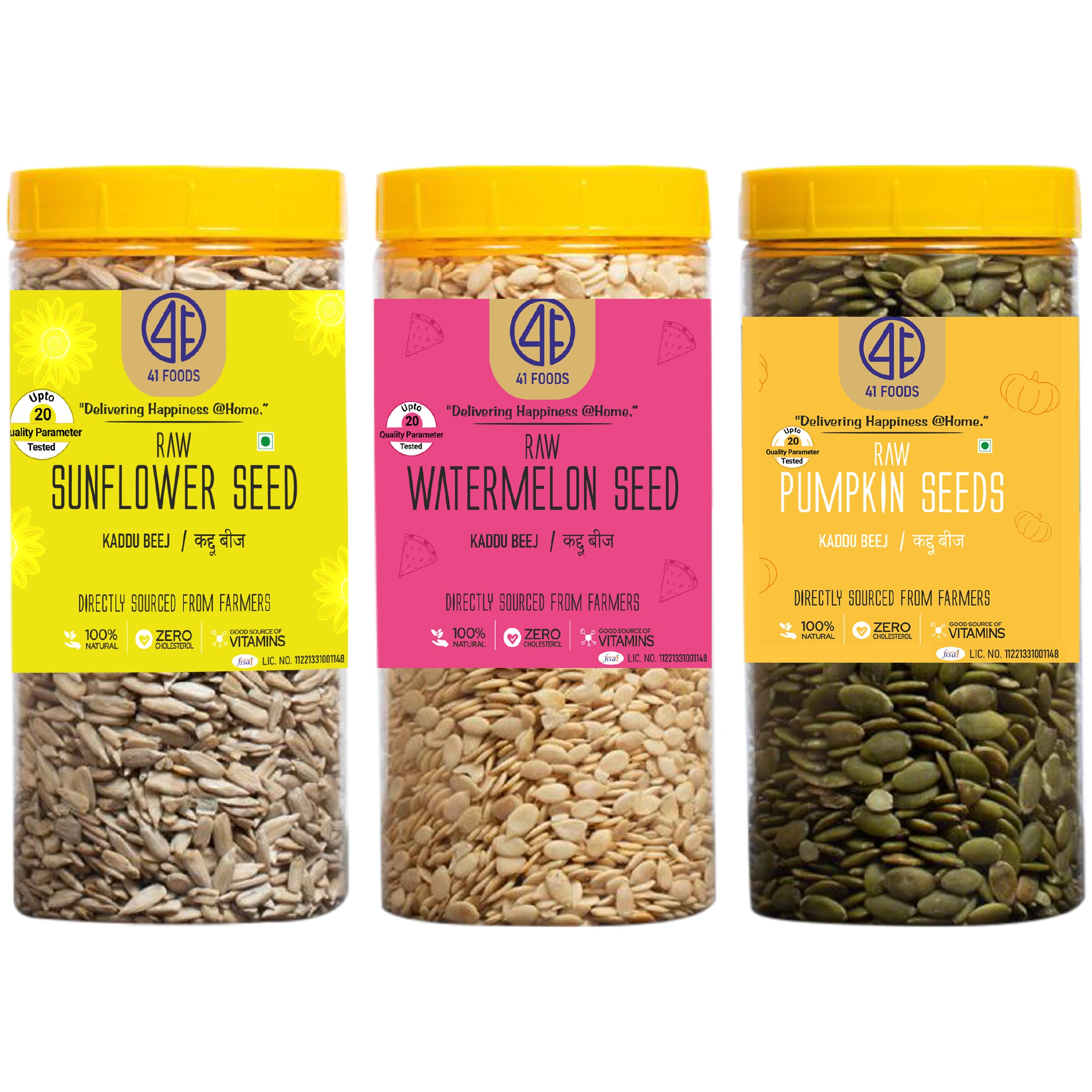 41 Foods - Combo Nature Prime Raw Seeds for Eating Combo Pack - Pumpki ...
